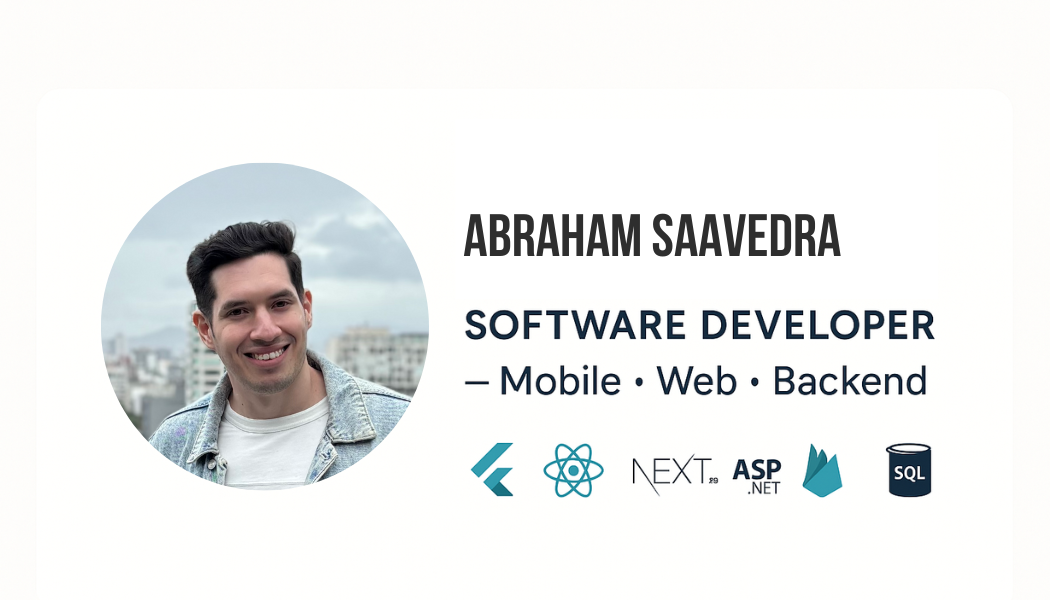 Software Developer | Mobile, Web & Backend | Flutter, React Native